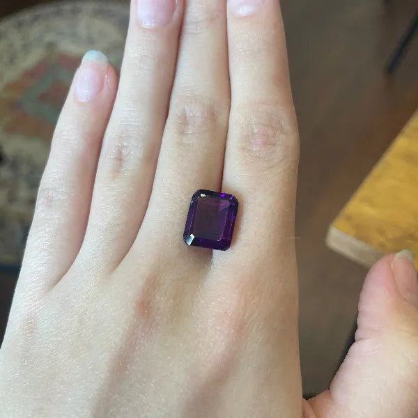 12x10 mm Emerald Cut Amethyst Lots of 5 – Bryant Gem
